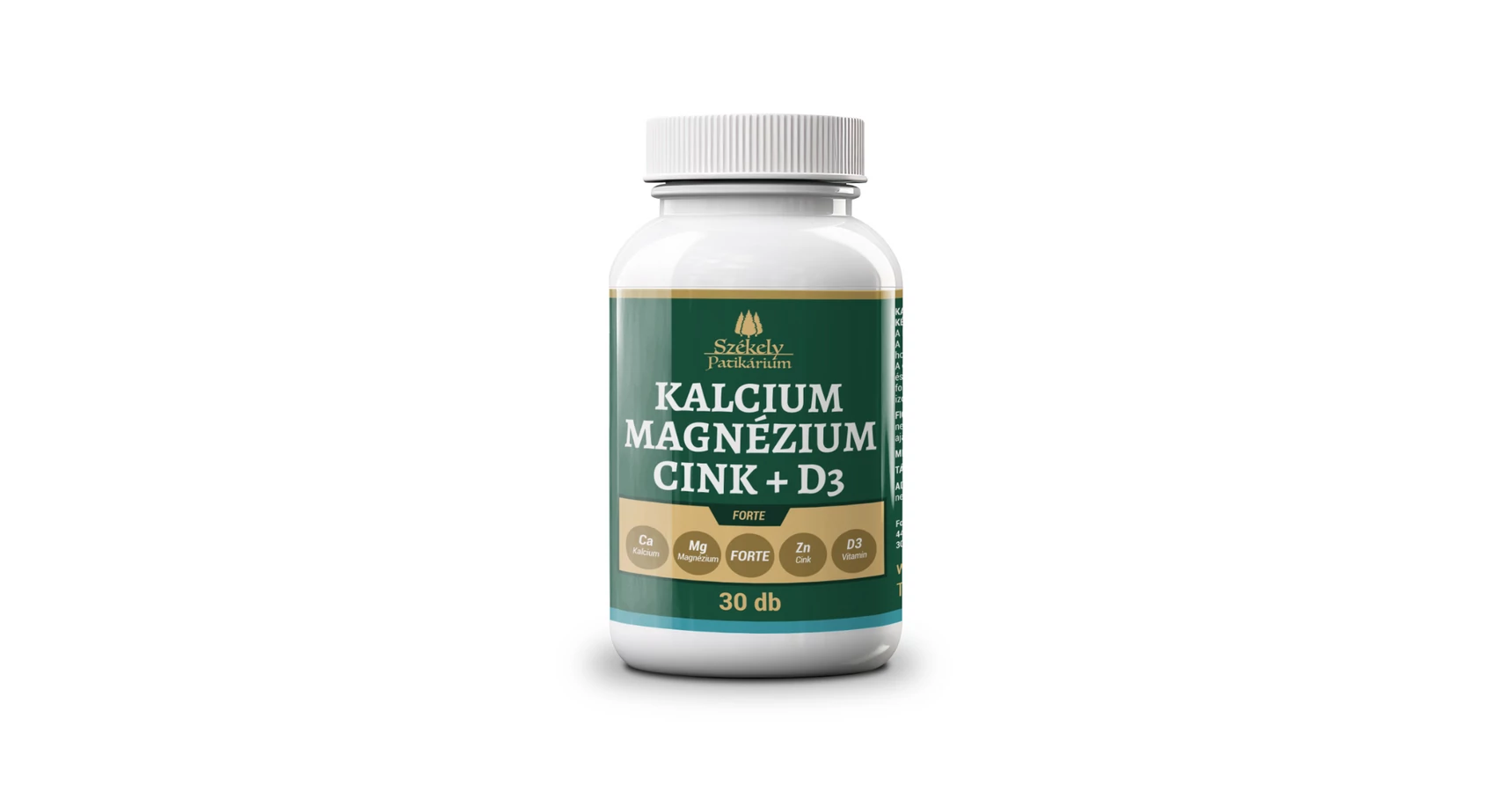 Kálcium–Magnézium–Cink–D3 FORTE – napi 1 tabletta – 4 az 1-ben
